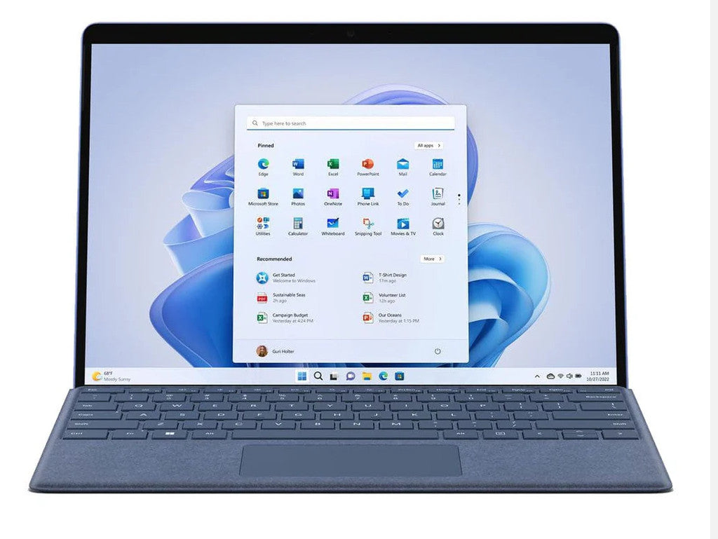 Buy Surface Pro 9 i7 16GB 512GB Sapphire Blue Dubai, Intel Core i7 ...