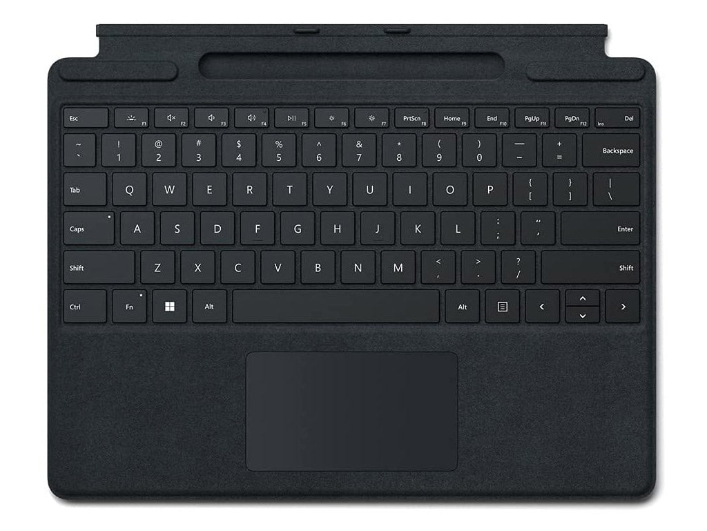 Microsoft Surface Pro 8 or Pro X - Signature Type cover - Black - 8XB ...