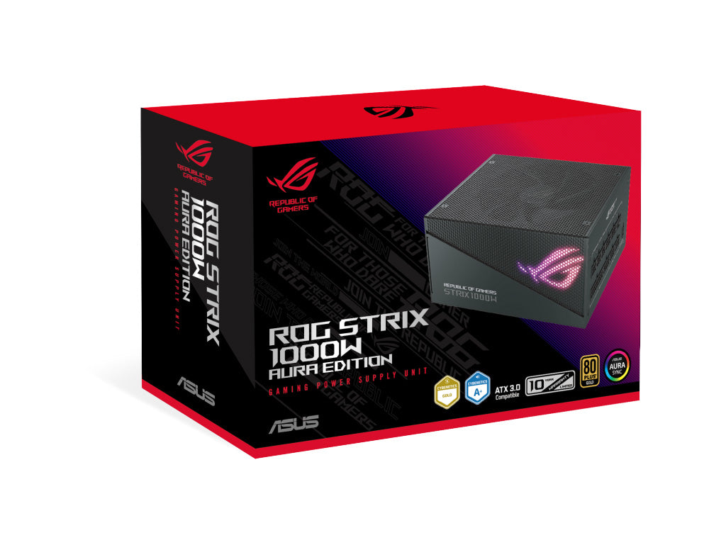 ASUS ROG STRIX 1000 Watt AURA GAMING Powersupply | 90YE00P1-B0NA00 ...